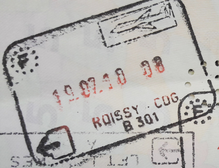 Paris Passport Stamp