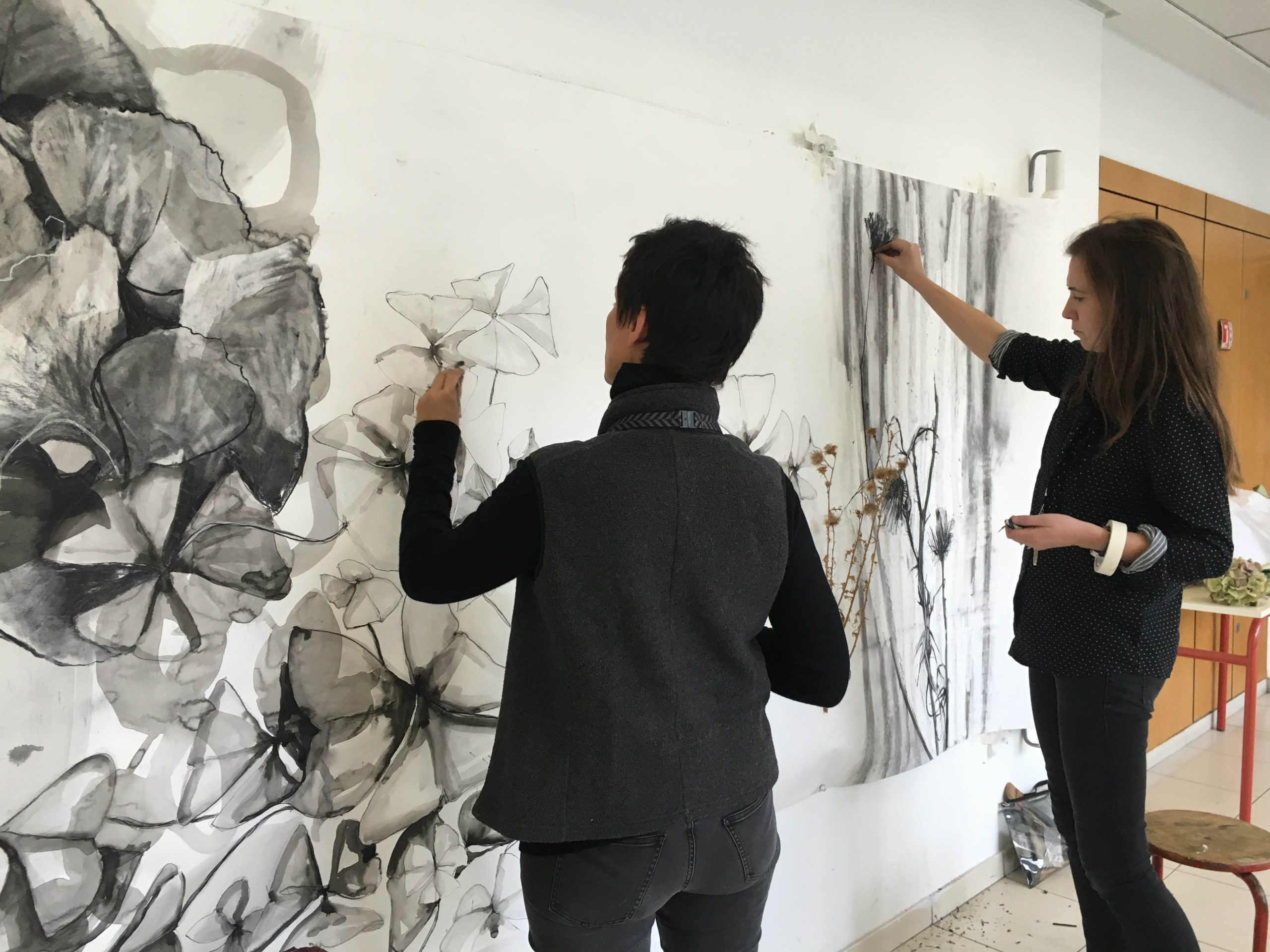 PCA Department Chairs Chloe Briggs and Véronique Devoldère Drawing ...
