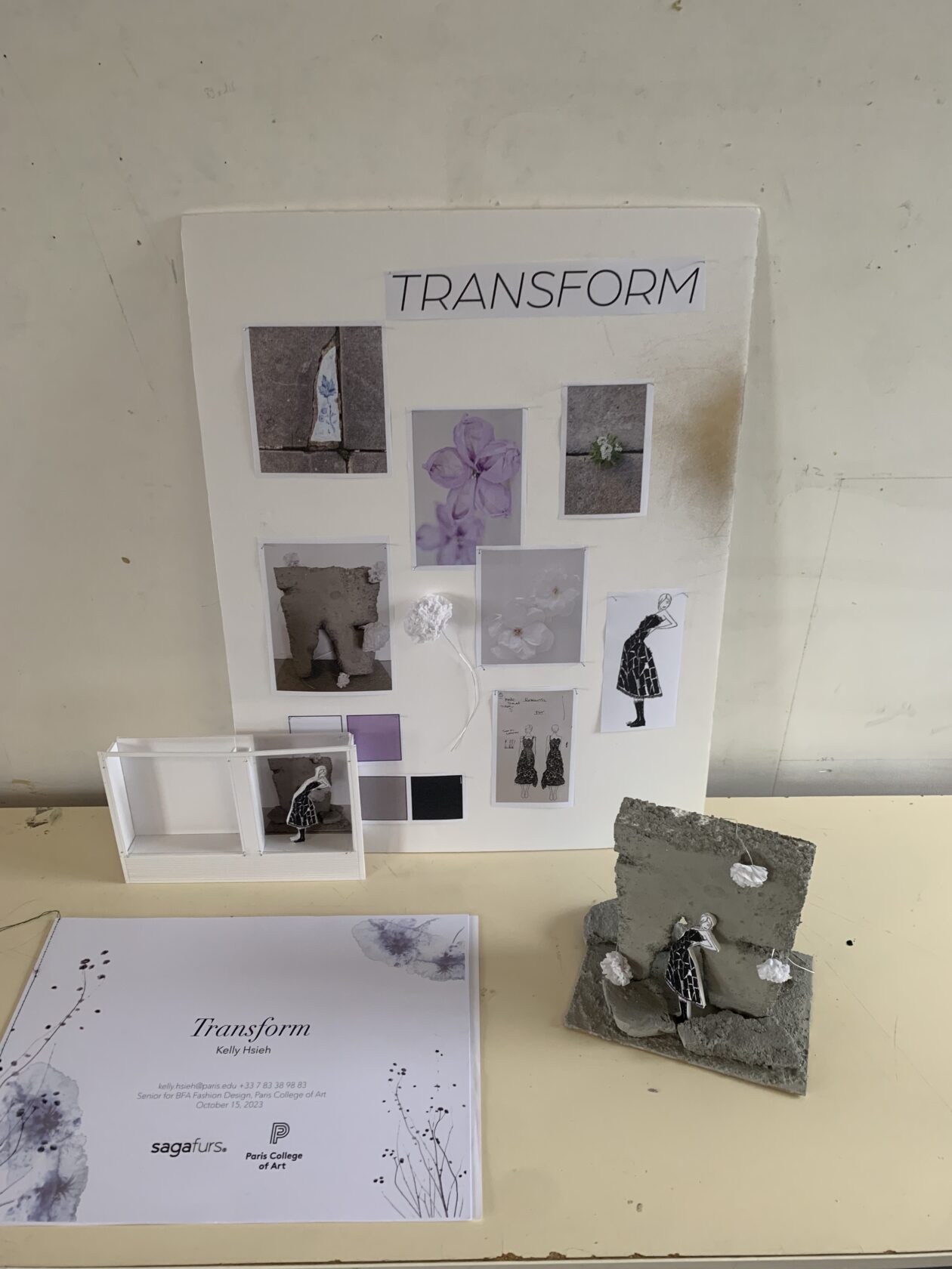 PCA Interior Design x Fashion Design collaboration — Paris College of Art
